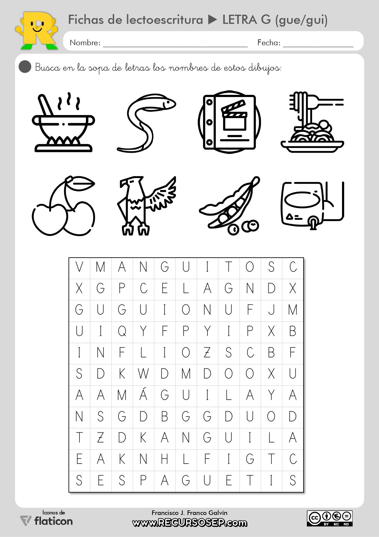 Abecedario de imprenta mayúscula con güe y güi – Grafica Mazzini